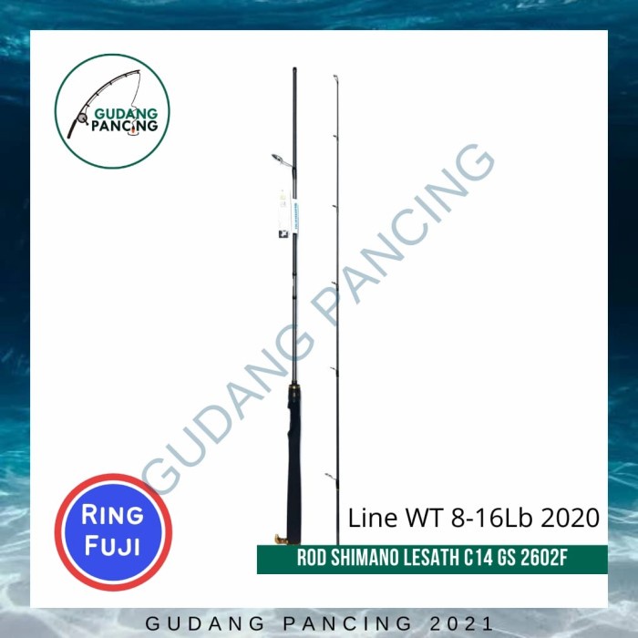 Jual Rod Shimano Lesath C14 GS 2602F | Shopee Indonesia
