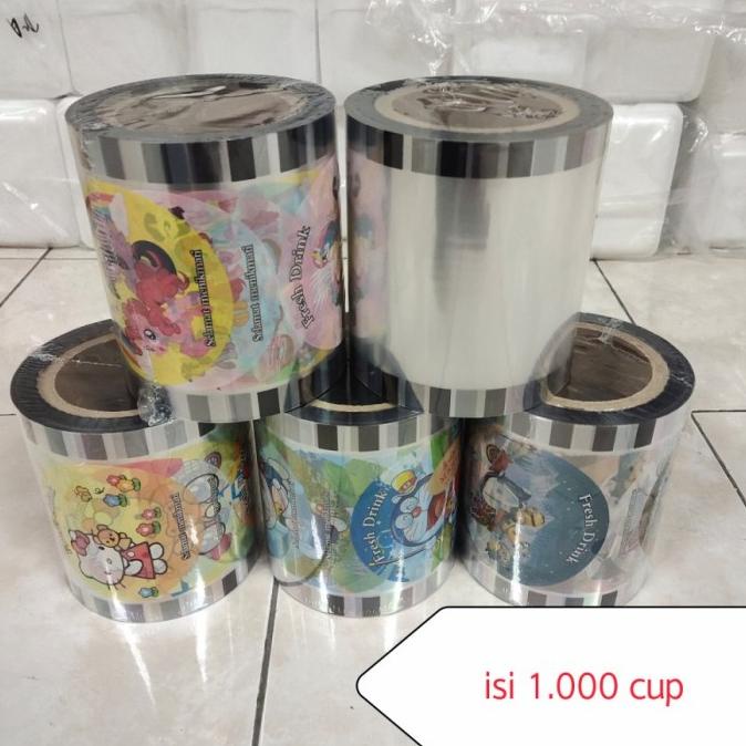 Jual Plastik Lid Cup Sealer Kartun Buah Daun Teh / Seal Tutup Gelas ...