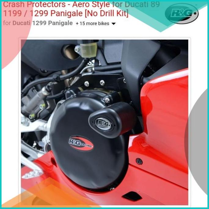 Jual Frameslider Frame Slider Aero Crash R&G RnG Ducati Panigale 1199 ...