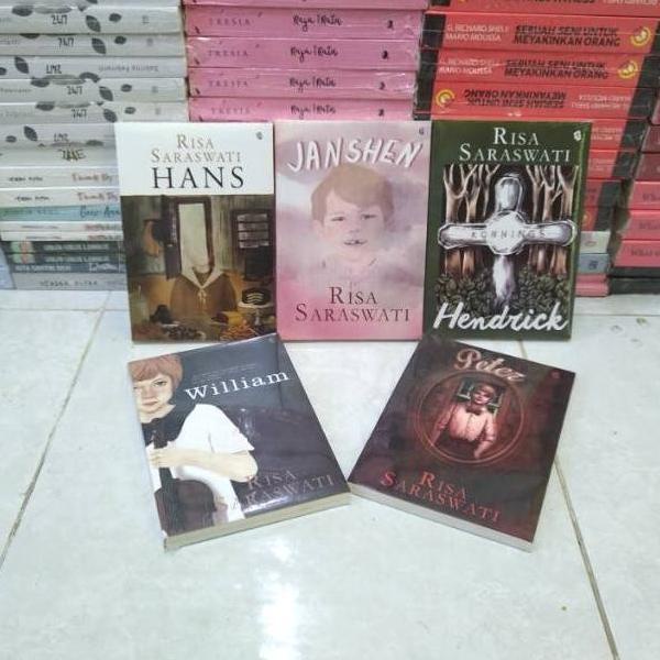 Jual paket 5 buku novel peter CS karya Risa Saraswati - hans - peter ...