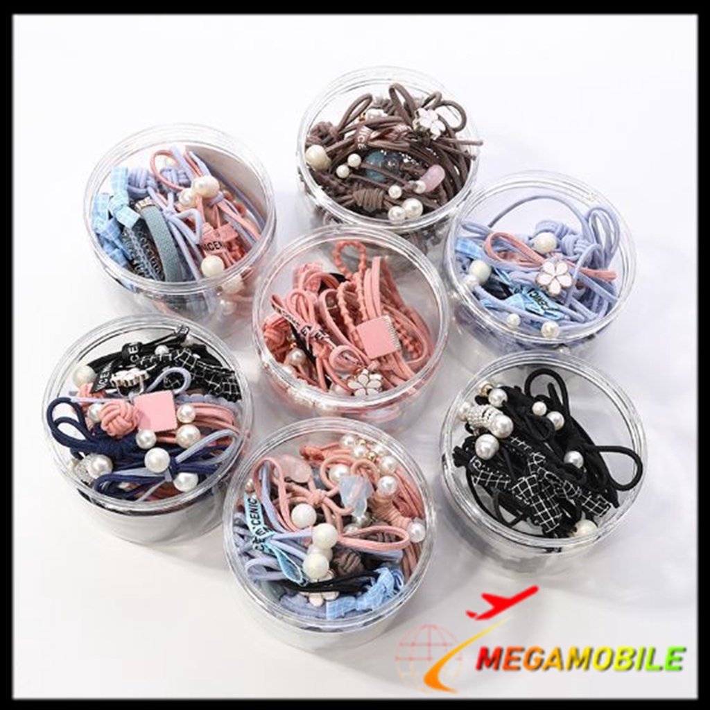 Jual MM - Ikat Rambut 12 Pcs KODE 228 Ikat Rambut Set Wanita Termasuk ...