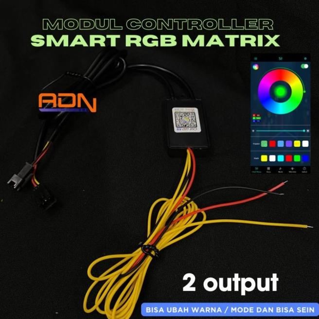 Jual Modul Controller Smart RGB Matrix Running WS2815 WS2812 12V ADN ...