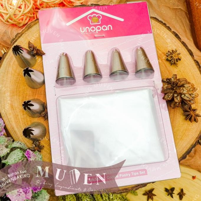 Jual UNOPAN COOKIES PASTRY TIP TYPE UN55002 / PREMIUM SPUIT PIPING ...
