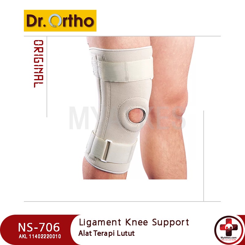 Jual Deker Lutut - Dr.Ortho NS-706 Ligament Knee Support | Shopee Indonesia