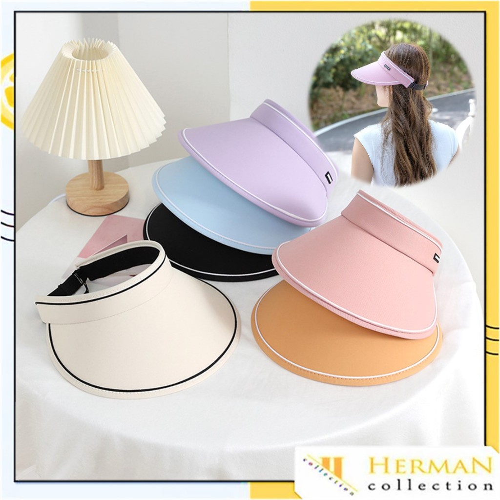 Jual HC Topi Visor Fashion Lipat Besar Musim Panas Topi Pantai Outdoor ...