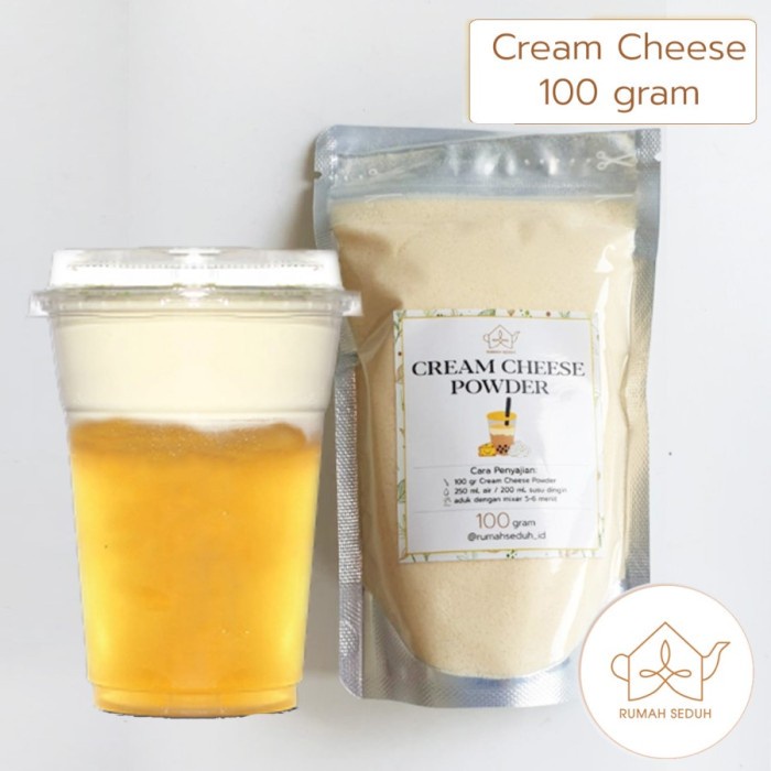 Jual 100gr Creamy Cheese Foam Powder, Cream Cheese Topping Boba Minuman ...