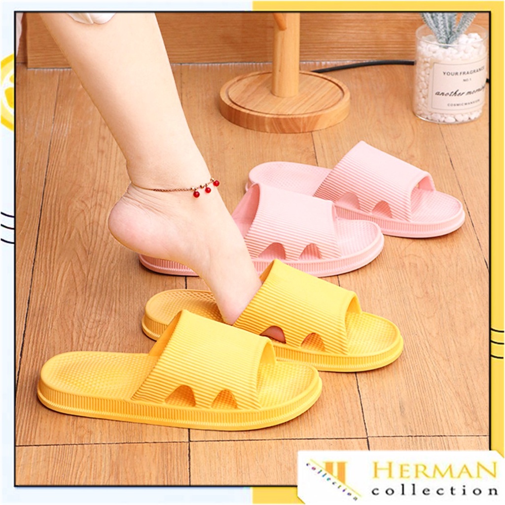 Jual HC Sandal Slop Karet Polos Tebal 6494 Sendal Rumah Berkualitas ...