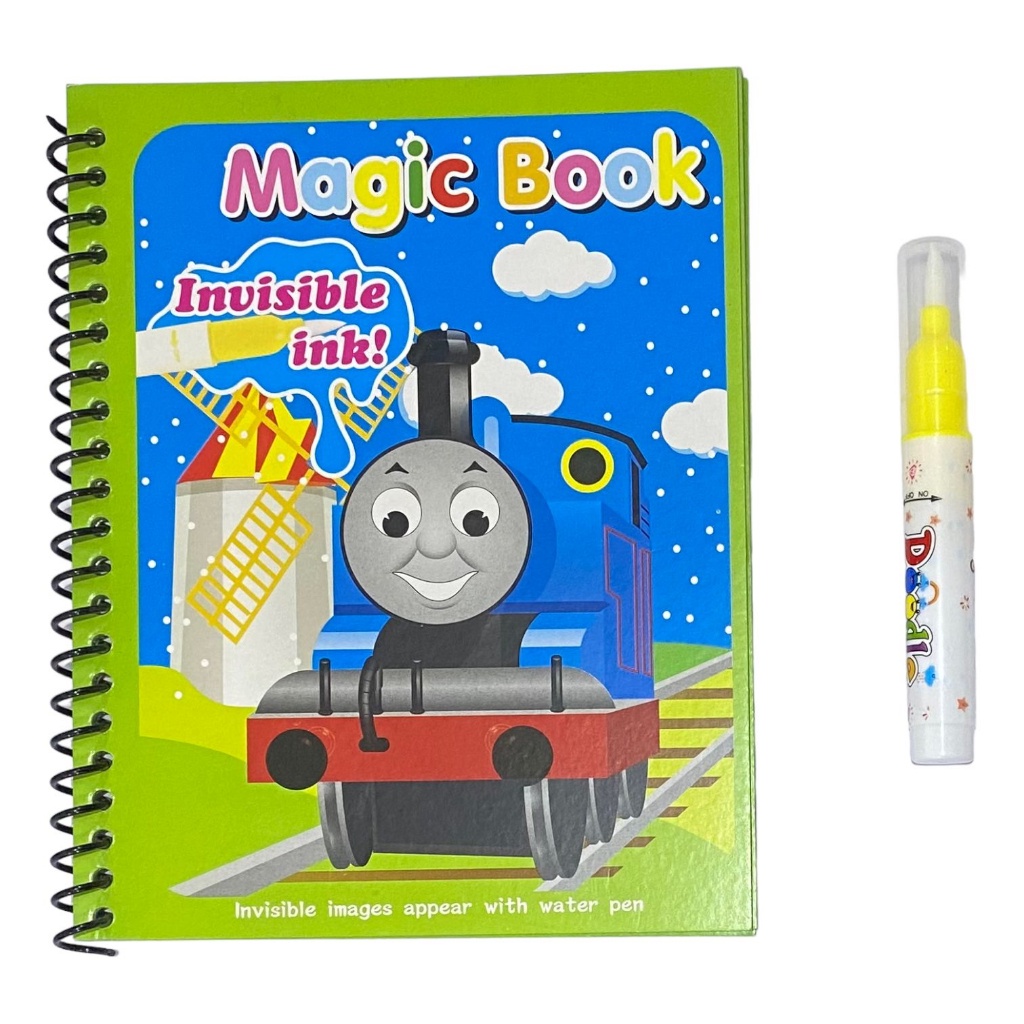 Jual HPT Magic Water Coloring Book Invisible Ink Buku Gambar Mewarnai ...