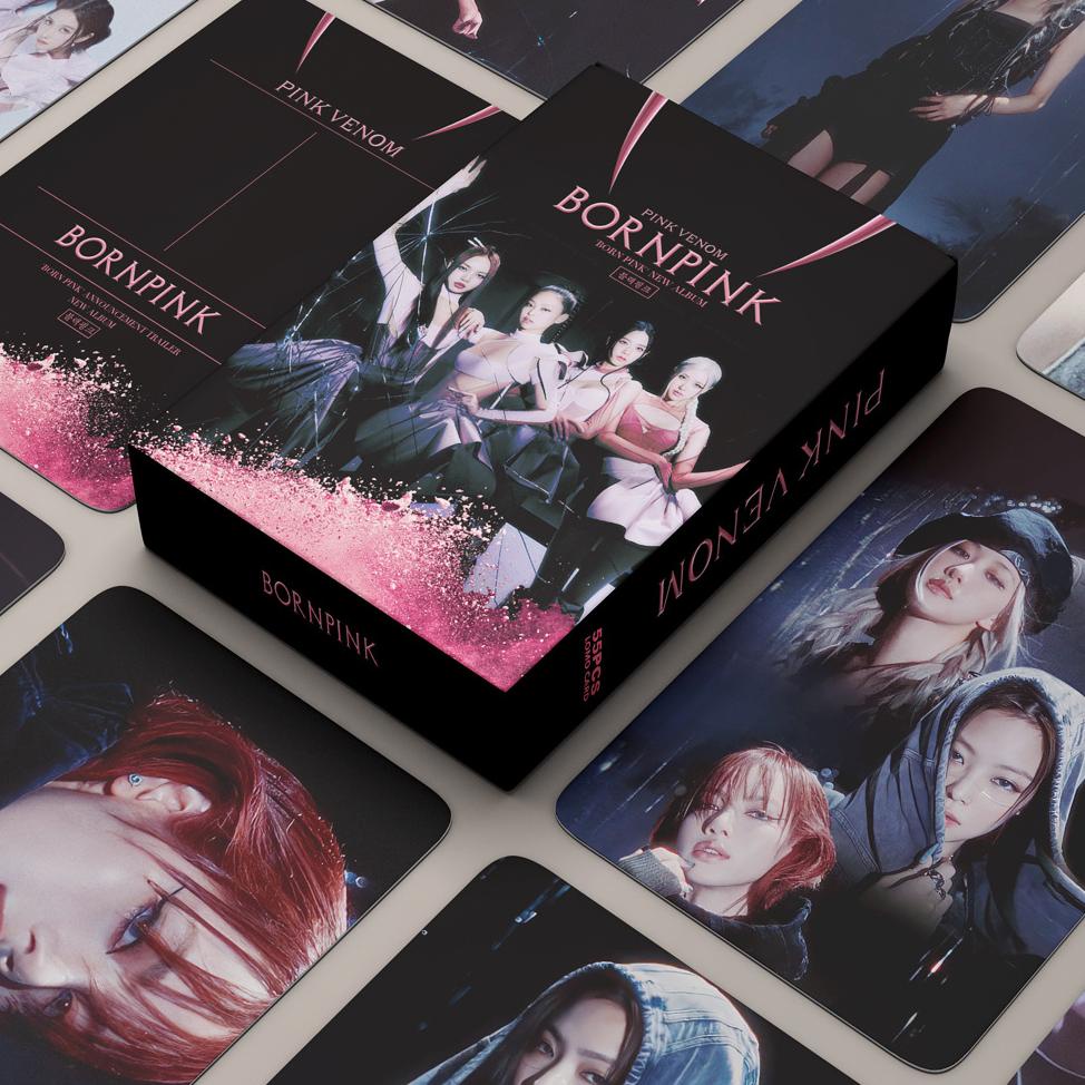 Jual Ready stok [55pcs] PACK PHOTOCARD BLACKPINK PINK VENOM BORN PINK ...