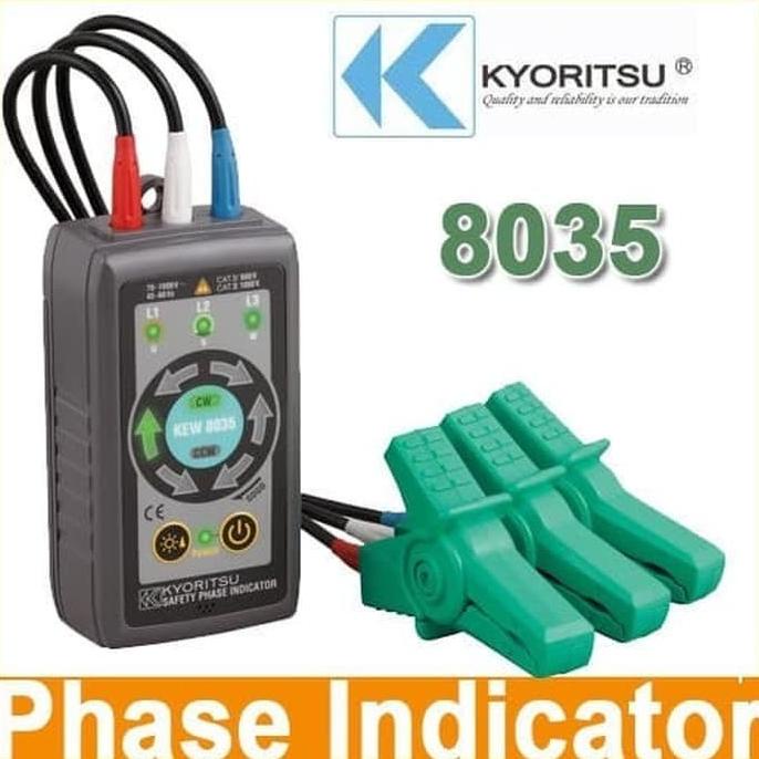 Jual Kyoritsu 8035 Safety Non Contact 3 Phase Indicator Sequence ...
