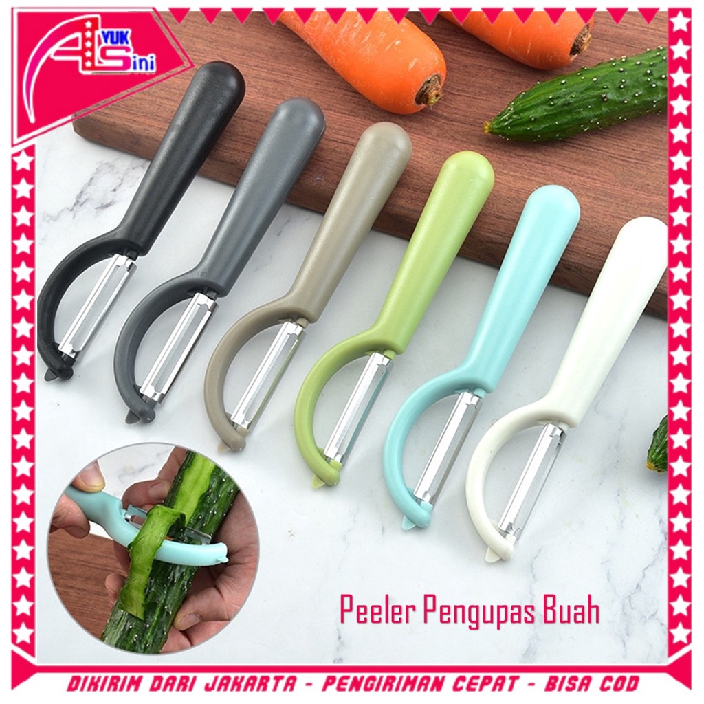 Jual AS Peeler Pengupas Buah Kentang Wortel Fruit Slicer Pisau Kupas ...