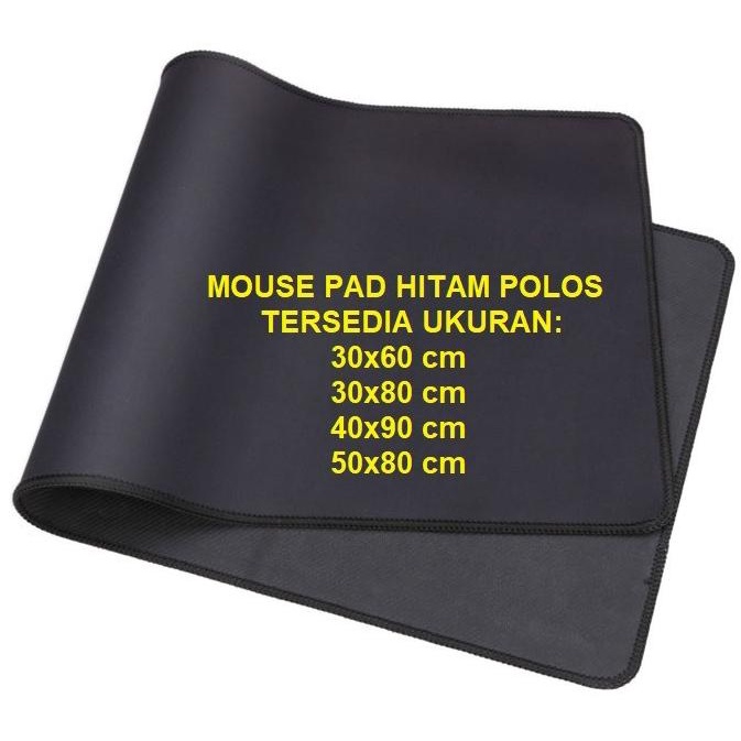 Jual Mouse Pad Gaming Xl Desk Mat Motif Hitam Polos Ukuran Besar Water ...
