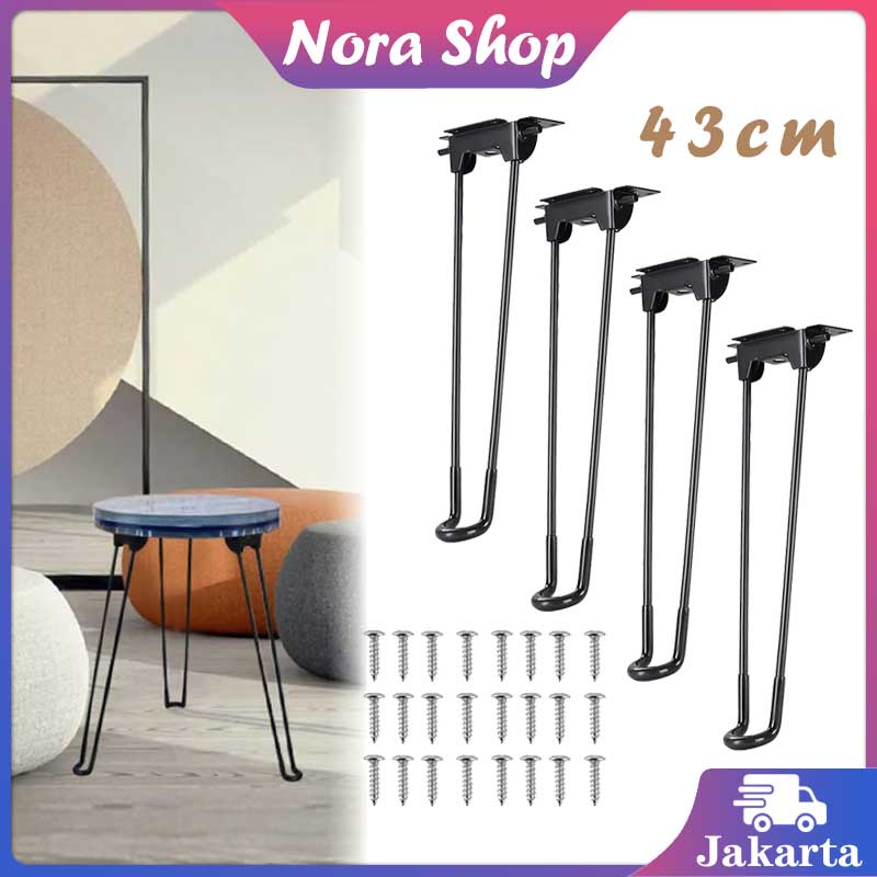 Jual Isi 4 Kaki Besi Meja Lipat Aksesories 430mm Kaki Meja Lipat Tinggi ...
