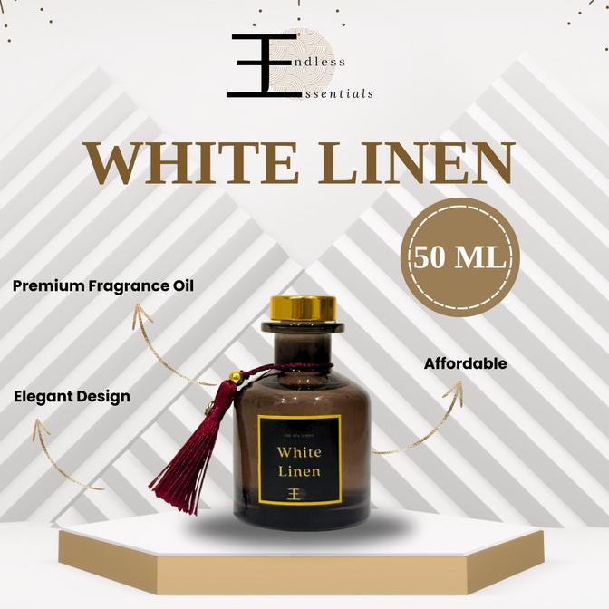 Jual Pengharus Ruangan Reed Diffuser ENDLESS White Linen 50ml | Shopee ...
