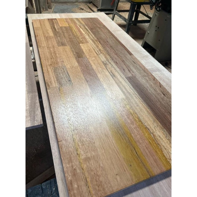Jual top table meja kerja, game, ambalan papan kayu asli fjlb meranti ...
