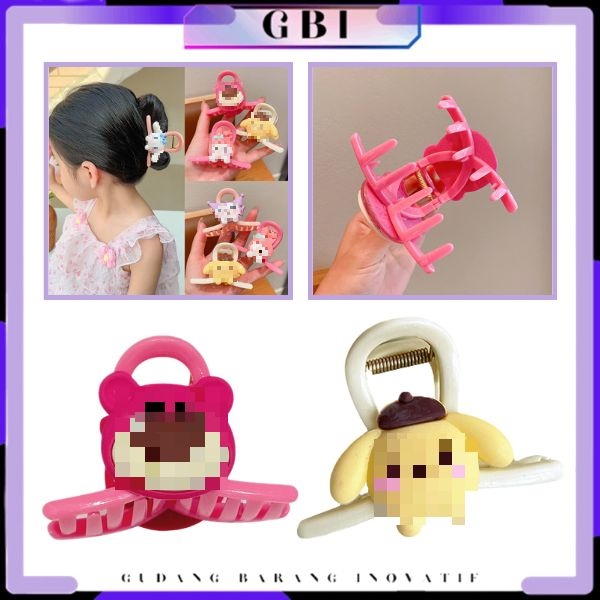 Jual GBI Aksesoris Rambut Jepit Rambut Anak Model Bear Hair Klip Lucu ...