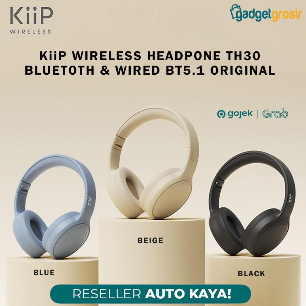 Jual NEW! Headphone Bluetooth KiiP Wireless TH30 Original Headset ...