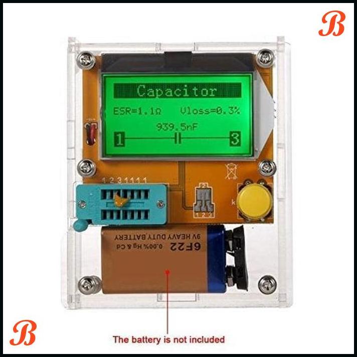 Jual | SLD | ESR METER M328 TRANSISTOR TESTER WITH CLEAR ACRYLIC CASE ...