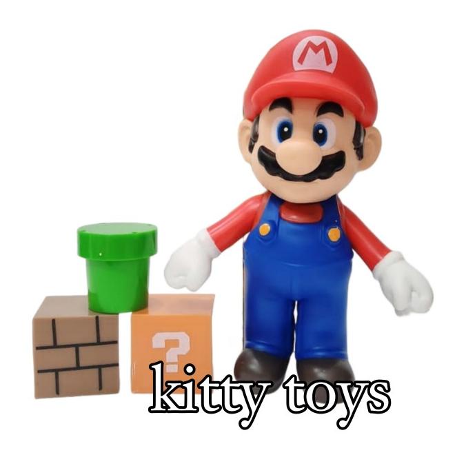 Jual Super Mario Bros Figure Mainan Anak Mario Luigi | Shopee Indonesia