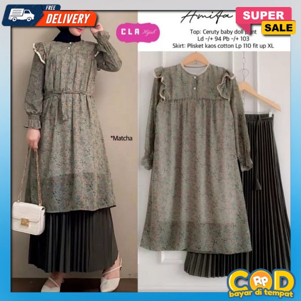 Jual Busana Muslim Dewasa Tinik Dwasa Fashion Wanita Import Tunic Tunix ...