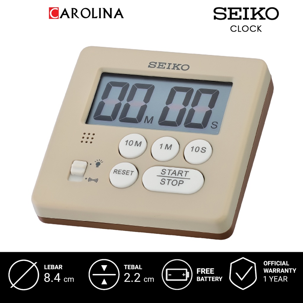 Jual Jam Beker QHY002B SEIKO QHY002B Digital Stopwatch Countdown Timer ...