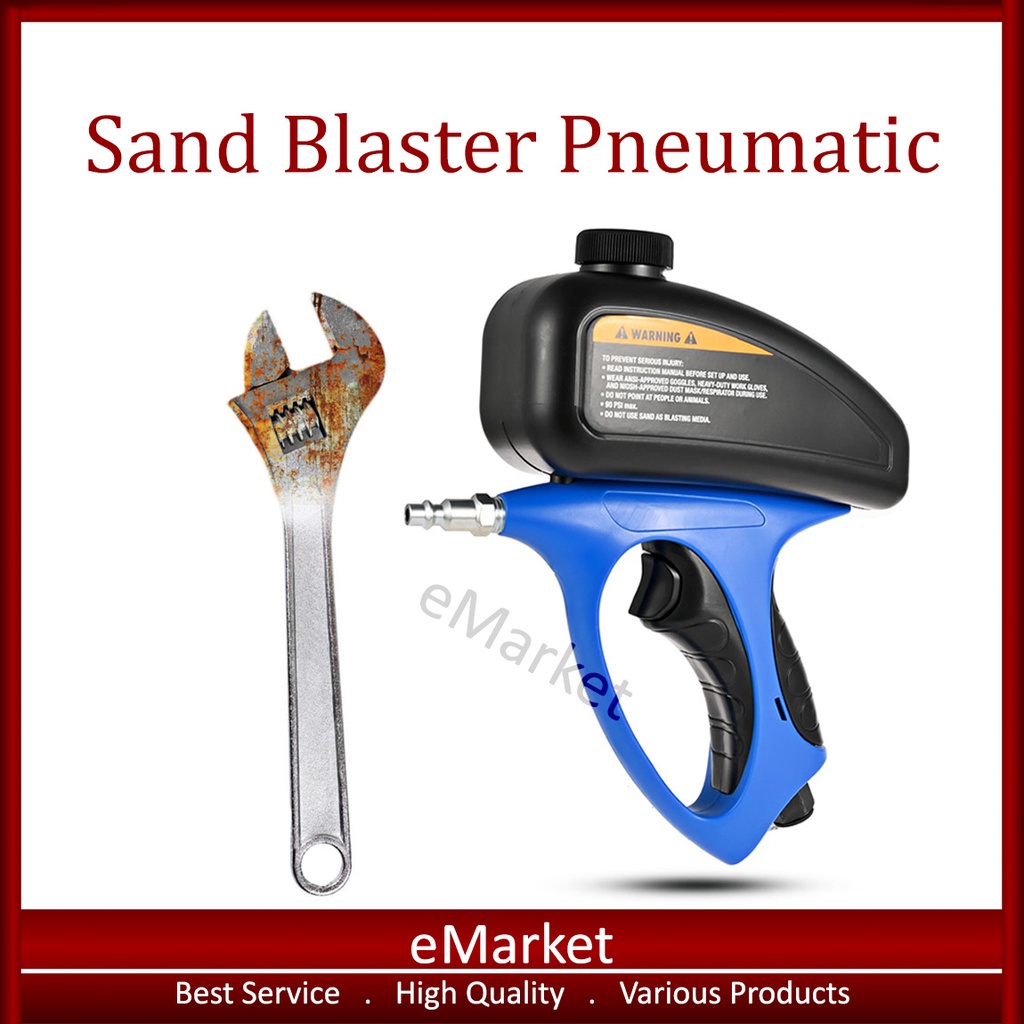 Jual Sand Blaster Pneumatic Gun / Sandblaster Gravity Abrasive / Spray Blasting | Shopee Indonesia