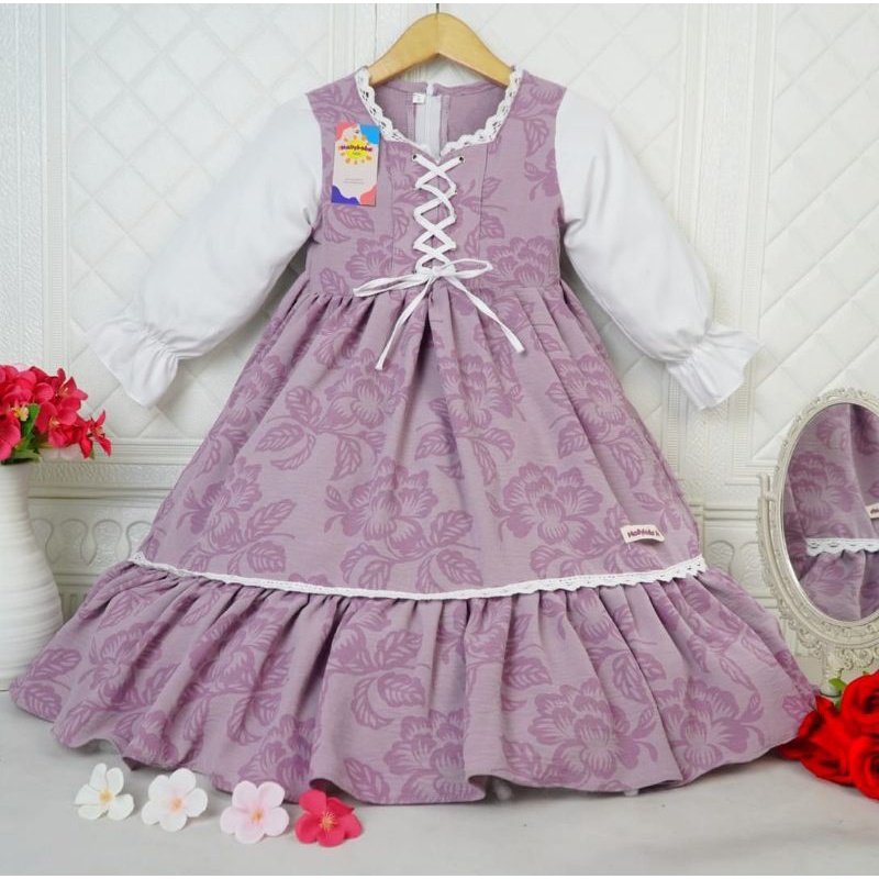 Jual Gamis Anak Perempuan Bju Model Aesthetic Baru Dres Maxi Tangung ...