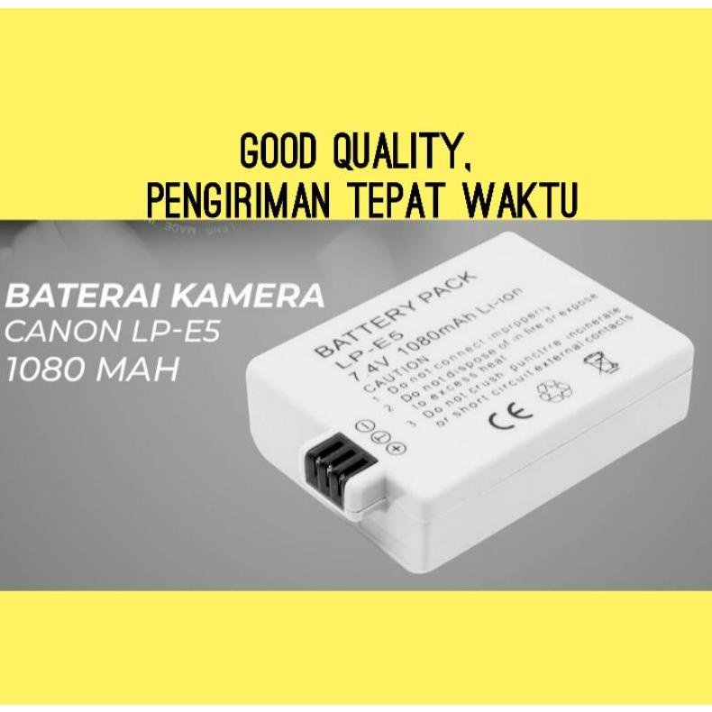 Jual New Baterai Kamera Canon EOS 1000D 450D 500D - Batre Battery ...