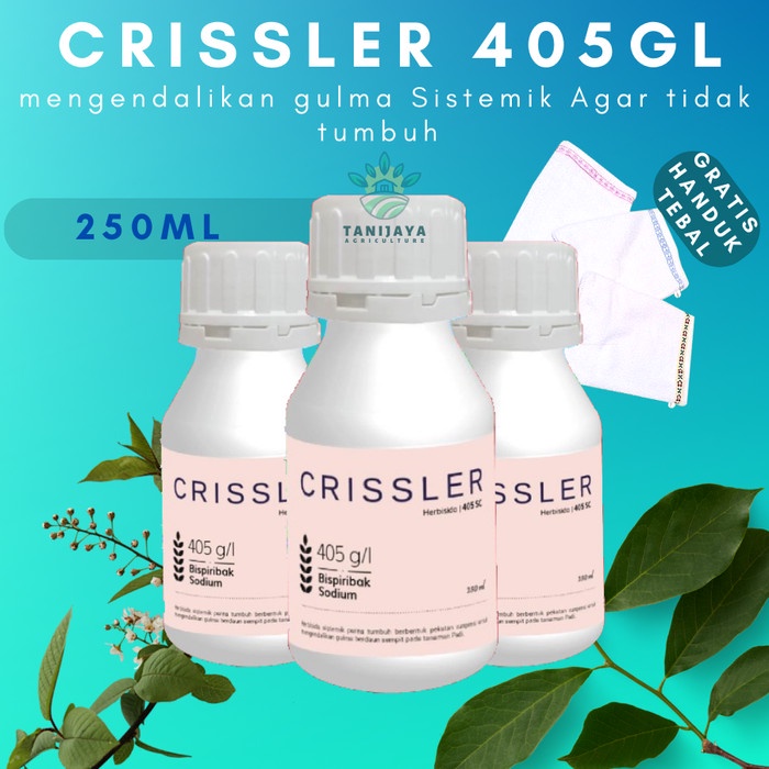 Jual Obat Hama Gulma Tanaman Padi Crissler 405SC 250ml Herbisida ...