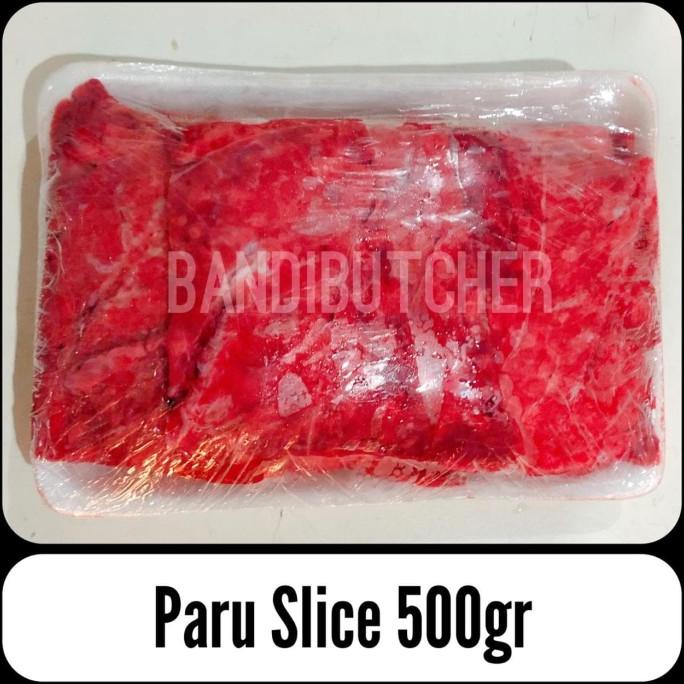 Jual Paru Iris Sapi / Dendeng Slice - Beef Lung - Dendeng Paru Balado ...
