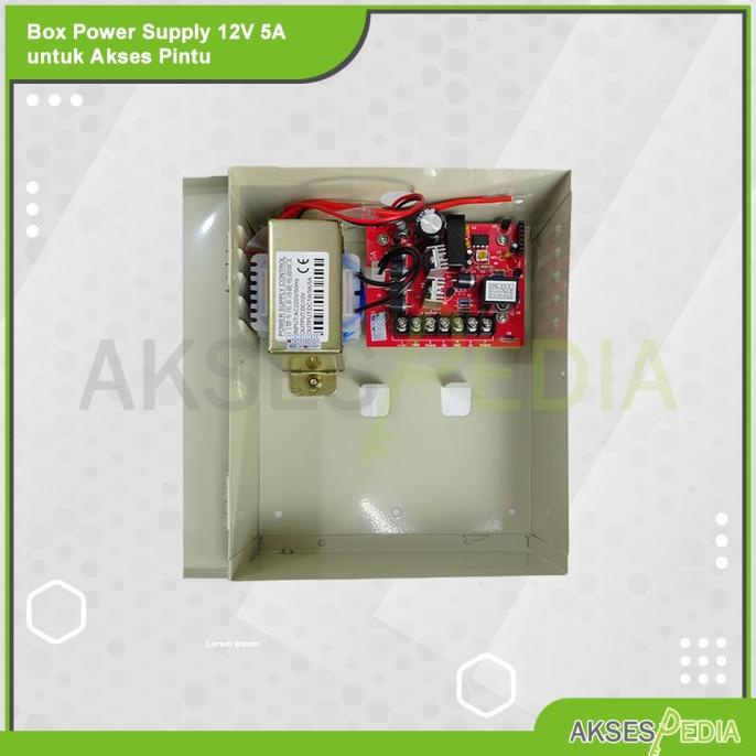 Jual Box Power Supply Fingerprint Mesin Absensi 12V 5A | Shopee Indonesia