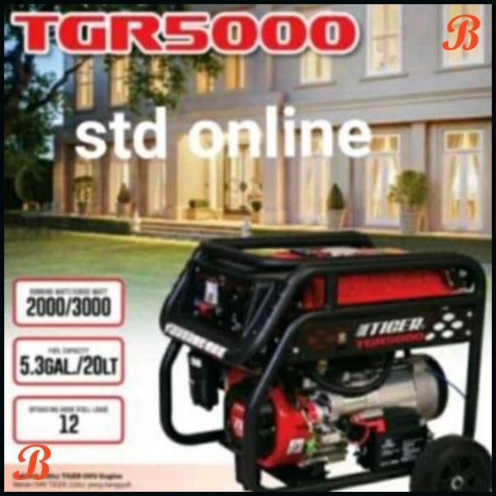 Jual | STB | GENSET TGR 5000 TIGER GENERATOR LISTRIK | Shopee Indonesia