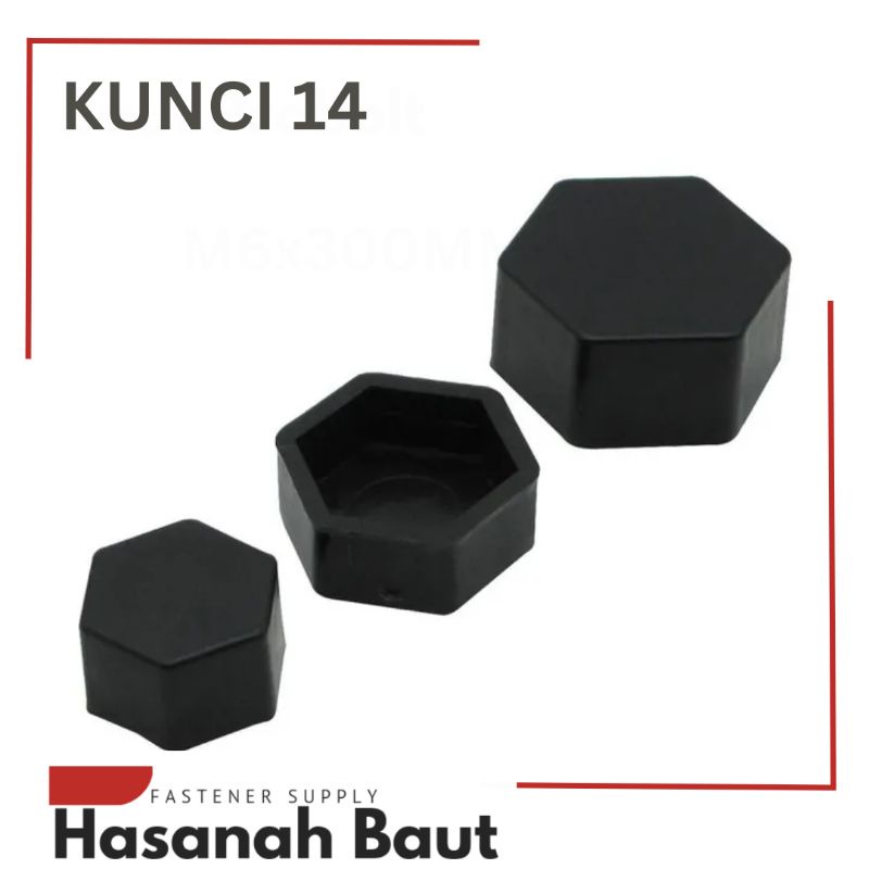 Jual [10 Pcs] Tutup Kepala Baut Kunci 14 Heksagonal | Shopee Indonesia