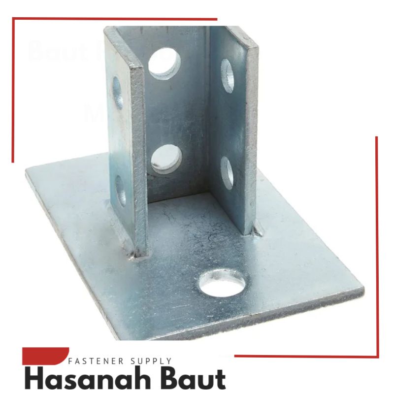 Jual Unistrut Post Base 8 Holes | Shopee Indonesia