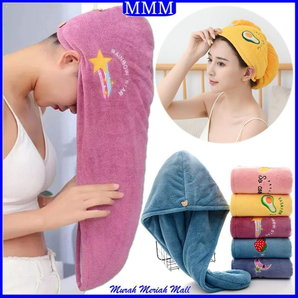 Jual MMM Handuk Keramas Highquality Karakter Cepat Kering Fashion ...