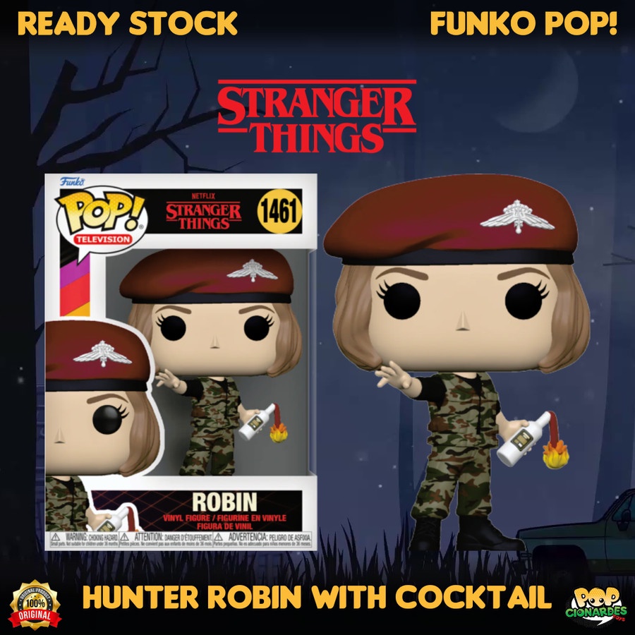 Jual Funko POP Stranger Things 4 - Hunter Robin with Cocktail #1461 ...