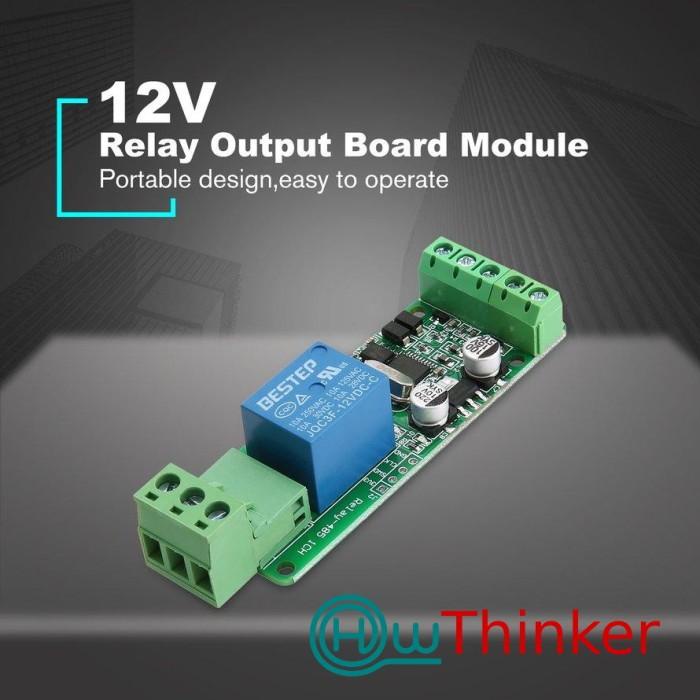 Jual Modul Modbus RTU 1 CH WAY Channel 12 V Relay optocoupler RS485 TTL ...