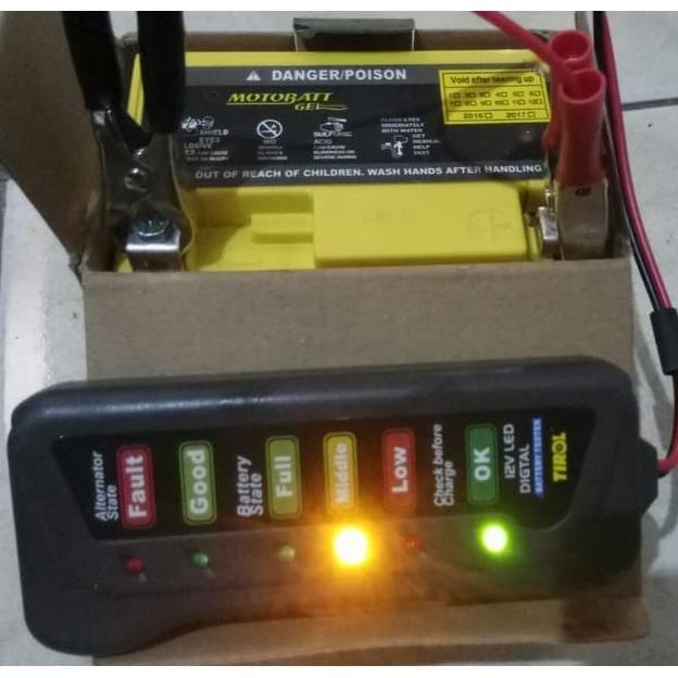 Jual Battery Tester Alat Tes AKI Mobil Motor 12 Volt |banting harga ...