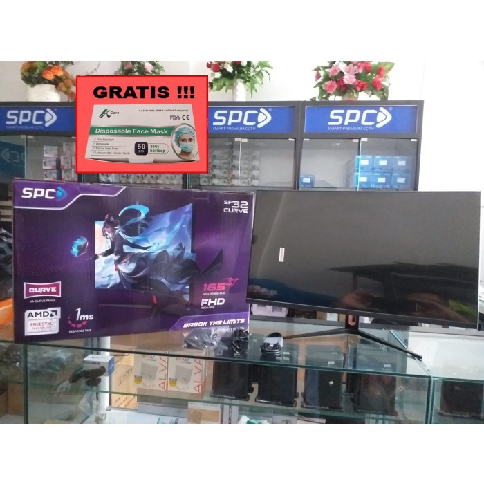 Jual SPC LED PRO SM CURVE 32" FULL HD Gaming Monitor 32 Inch 144HZ ...