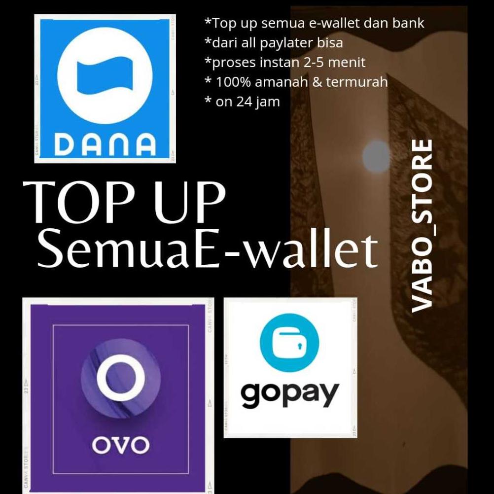 Jual Vabo stiker ewallet/sticker topup s4ld0instan ukuran 3x4 ...