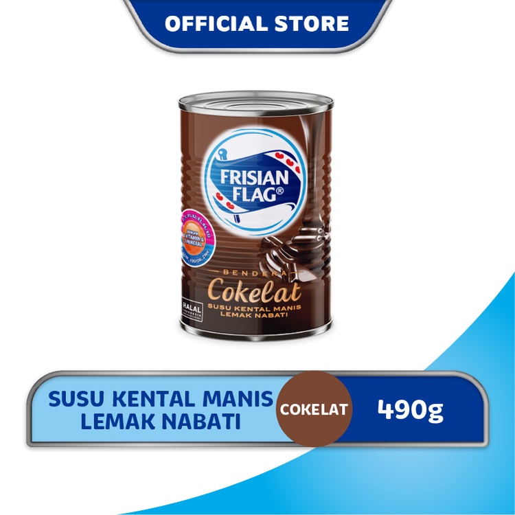 Jual Frisian Flag Bendera Kental Manis Cokelat Kaleng 490g - 1 pcs | Shopee Indonesia