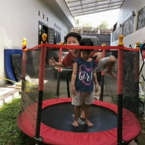 Jual Trampoline Anak Trampolin Anak Jaring Aman | Shopee Indonesia