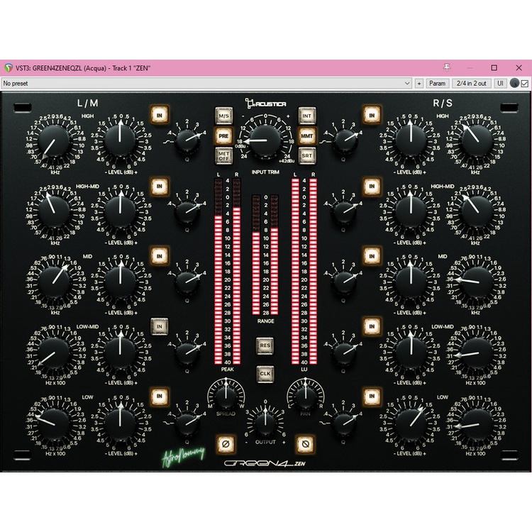 Jual Acustica Audio - Green 4 Zen VST Plugin 4 includes a 5-band mono ...