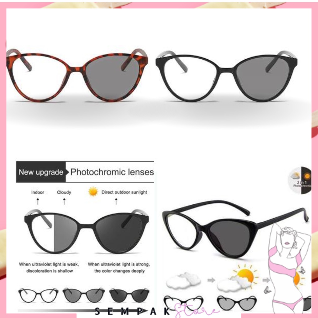 Jual SS Kacamata Photochromic 6626 Kacamata Anti Radiasi Kacamata Cat ...