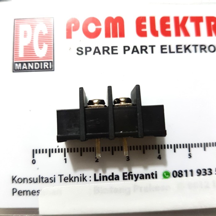 Jual Terminal Block PCB 2pin hitam KF-25 | Shopee Indonesia