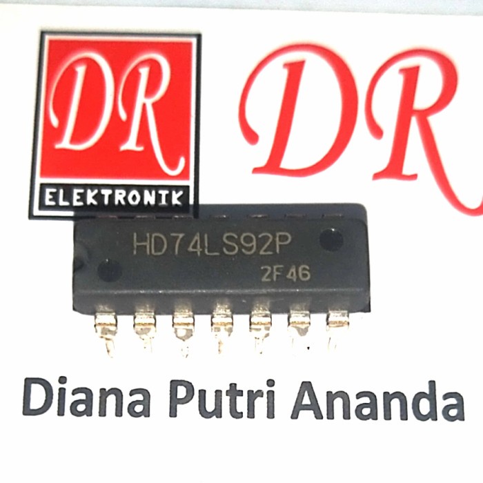 Jual IC 7492 CD7492 Integrated Circuit TTL SN74HC92N DIP 74HC92 NAND ...