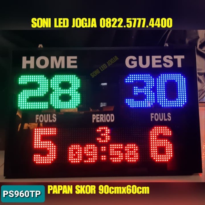 Jual Fines Papanskor Futsal Scoreboard Scoringboard Basket Led Score ...