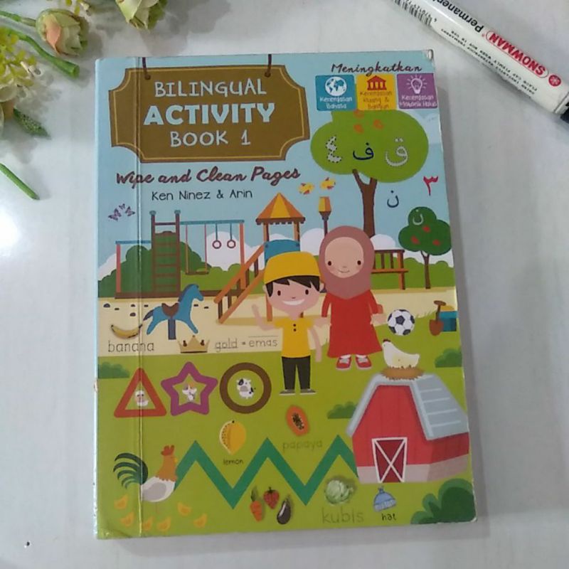 Jual Boardbook anak preloved activity book 1 | Shopee Indonesia