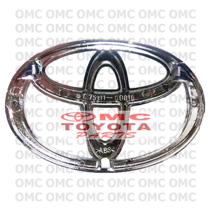 Jual Emblem Logo Grill Grille Radiator Toyota Soluna Vios Limo 75311 ...