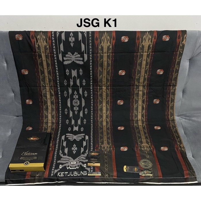 Jual Sarung Ketjubung Platinum Gold Jacquard Jsg | Shopee Indonesia